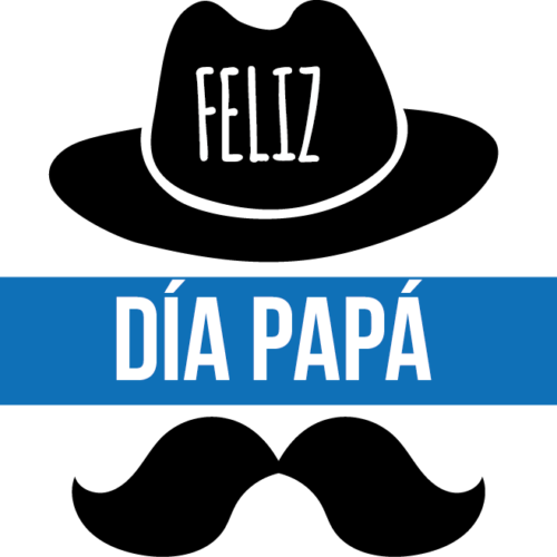 Sticker circular Feliz dia Papá | Artstore Perú